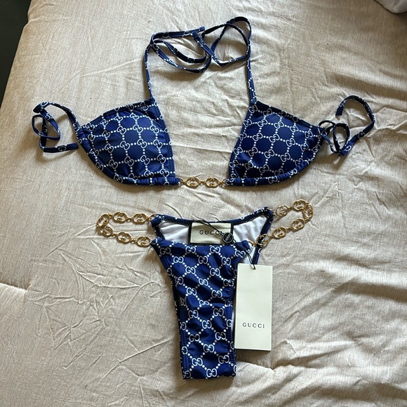 Swim | Gg Logo 2 Pc Bathing Suit | Poshmark